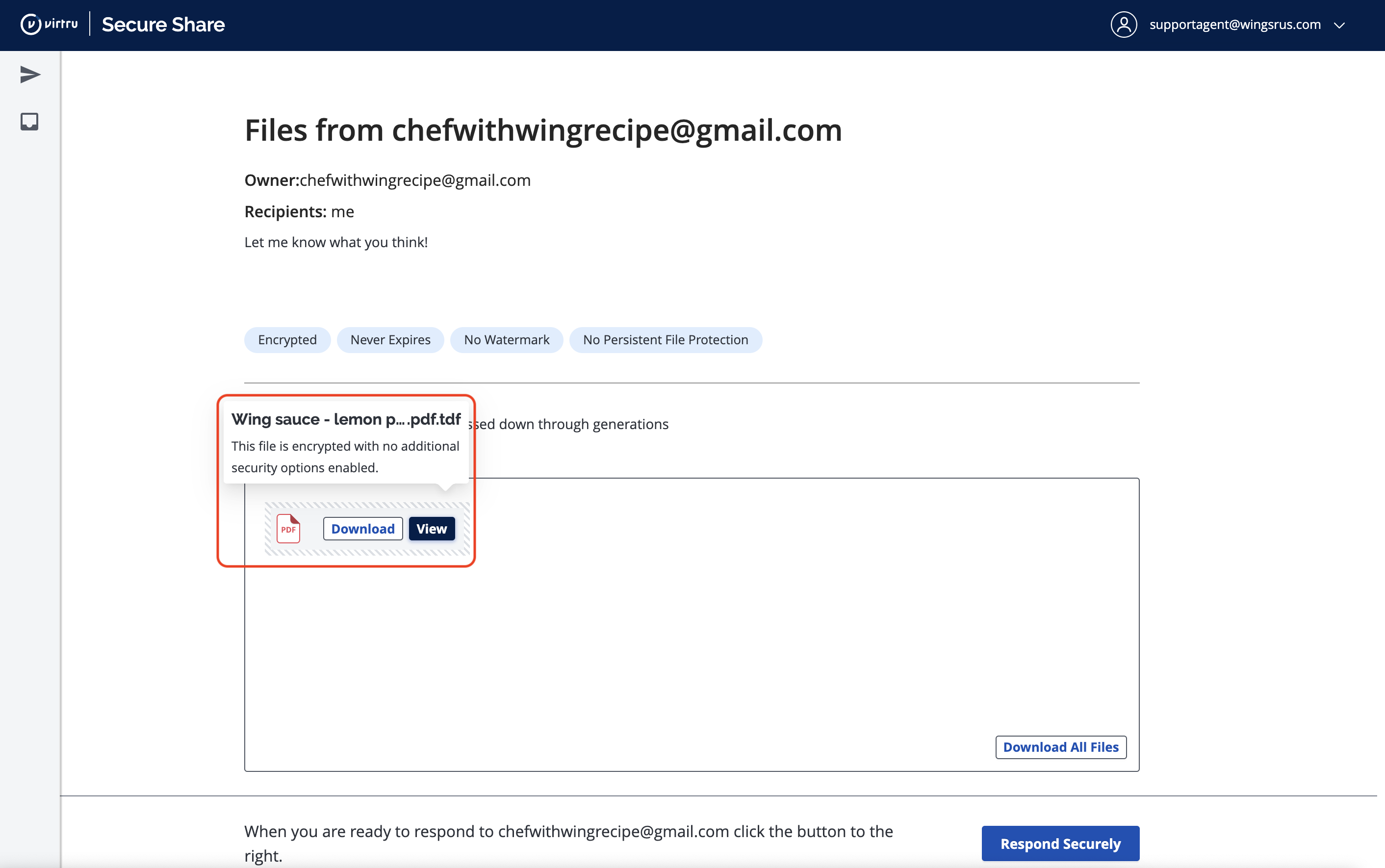 How to view secure files with Secure Share for Zendesk – Virtru