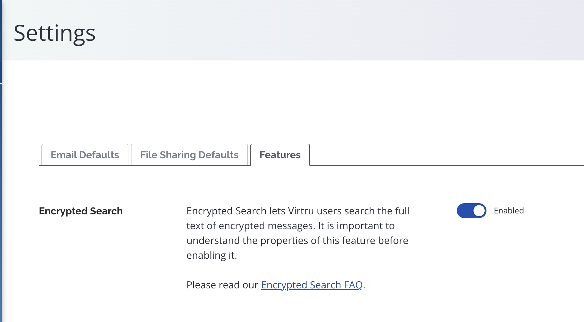 Enabling Encrypted Search – Virtru