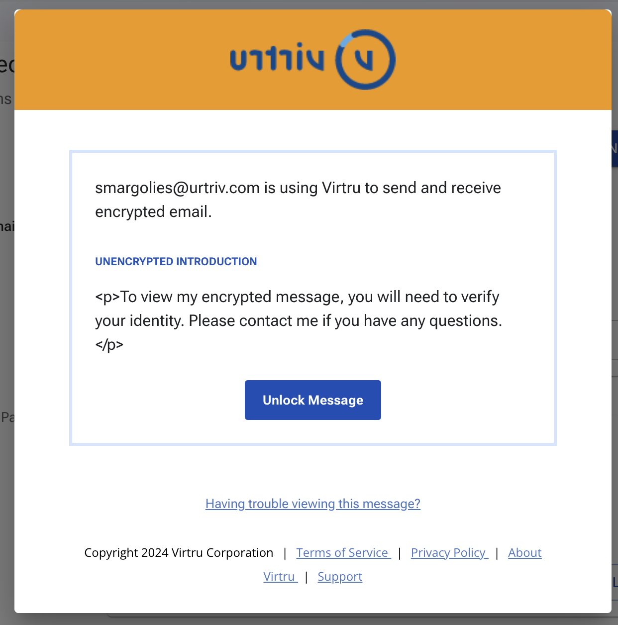 Self Service Custom Branding – Virtru