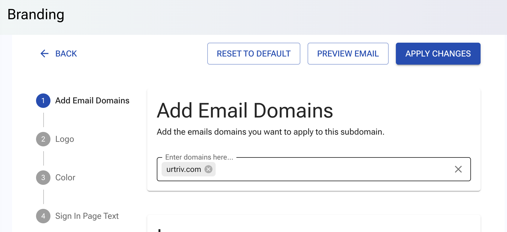 Self Service Custom Branding – Virtru