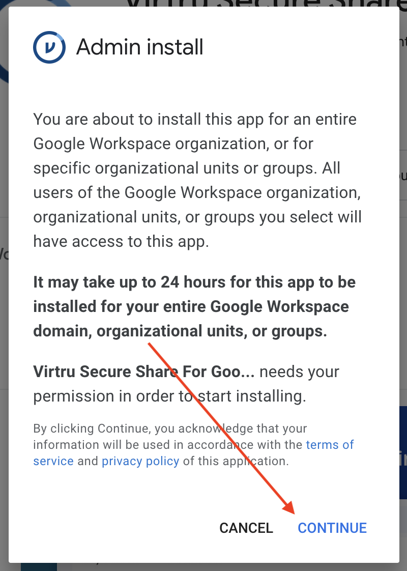 Installing Virtru Secure Share For Google Drive – Virtru