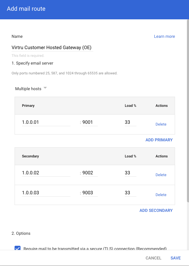 Customer Hosted: Install Additional Gateway Servers – Virtru