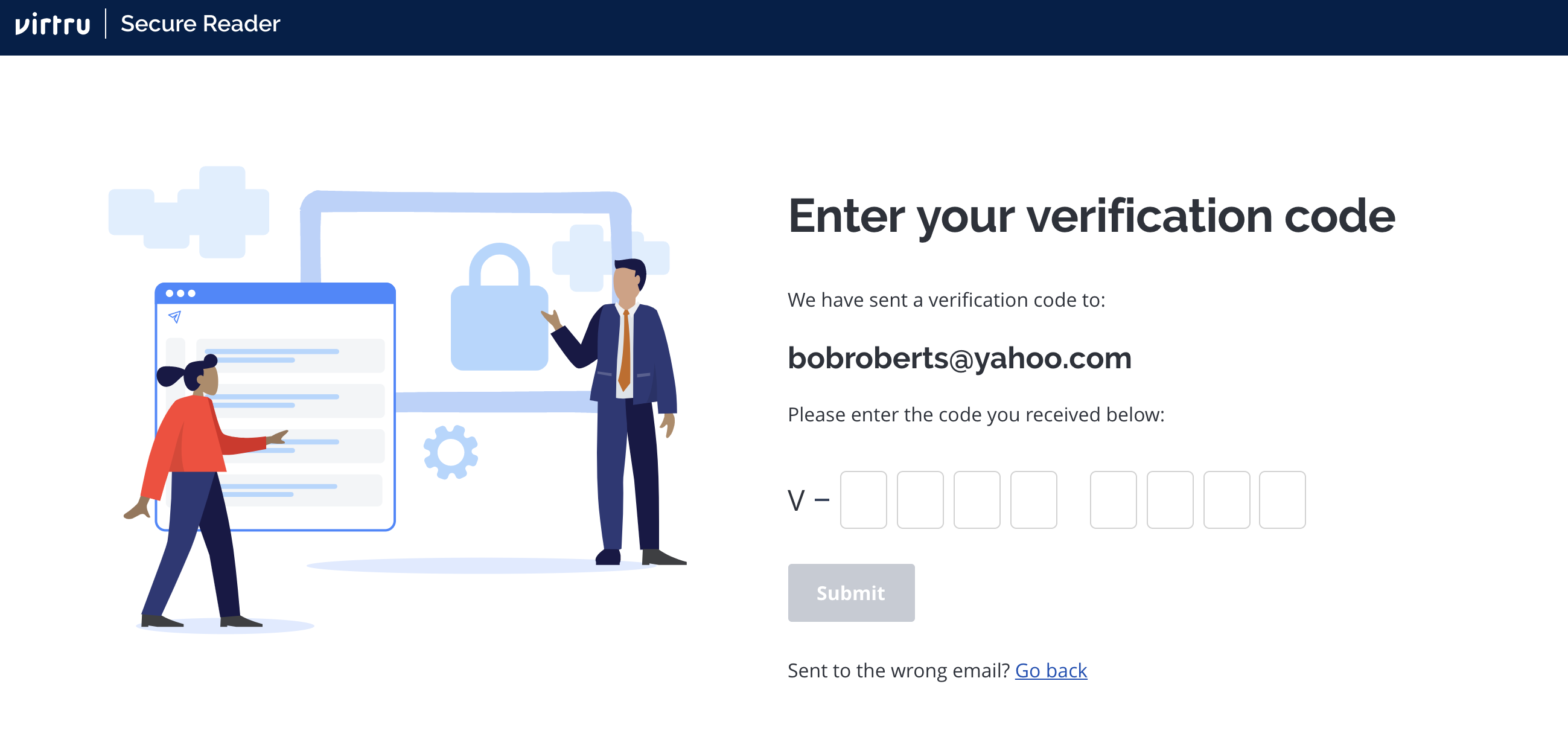 Using a verification code to authenticate – Virtru Using a verification code to authenticate – Virtru