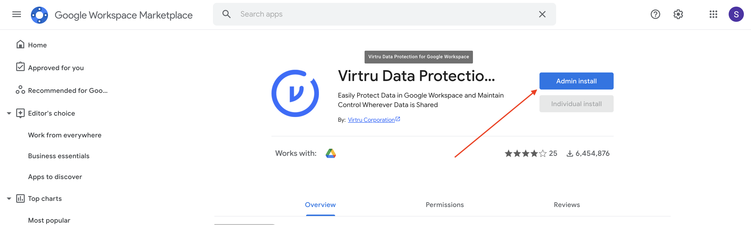 Install Virtru for Google Workspace Domains to Perform a Sync (Admin Guide) – Virtru