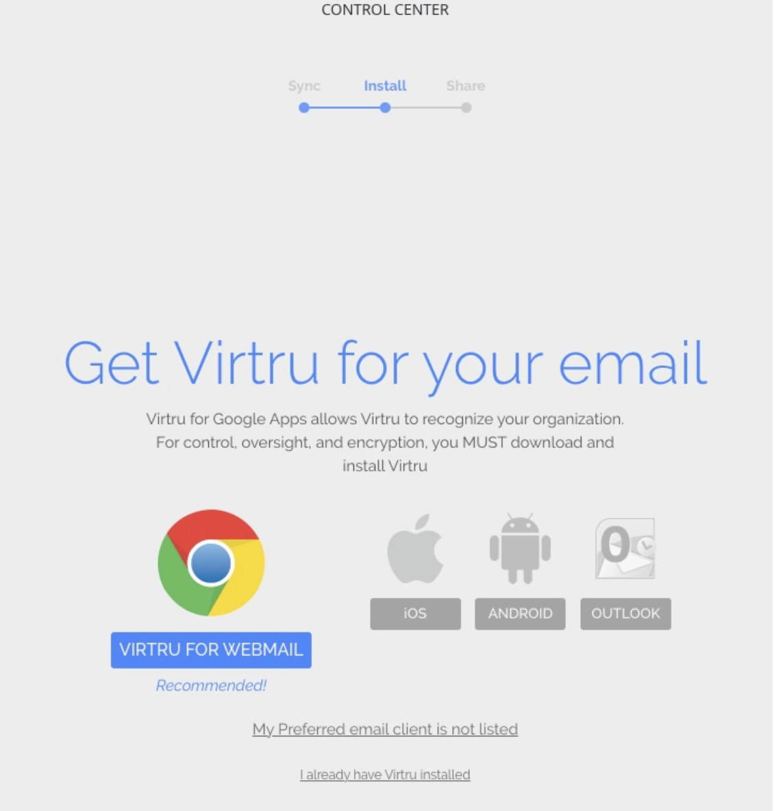 Install Virtru for Google Workspace Domains to Perform a Sync (Admin Guide) – Virtru